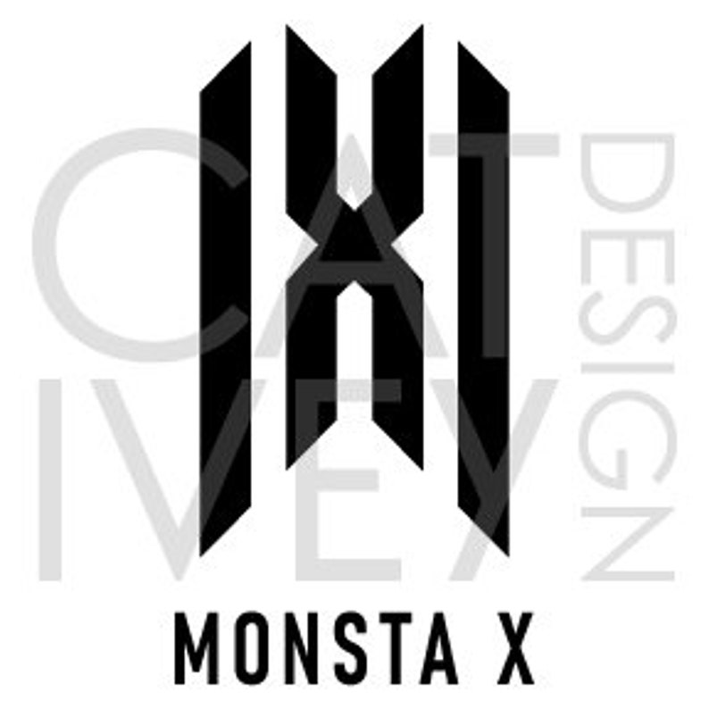 Kpop Monsta X SVG Logo Cut File Template - Etsy