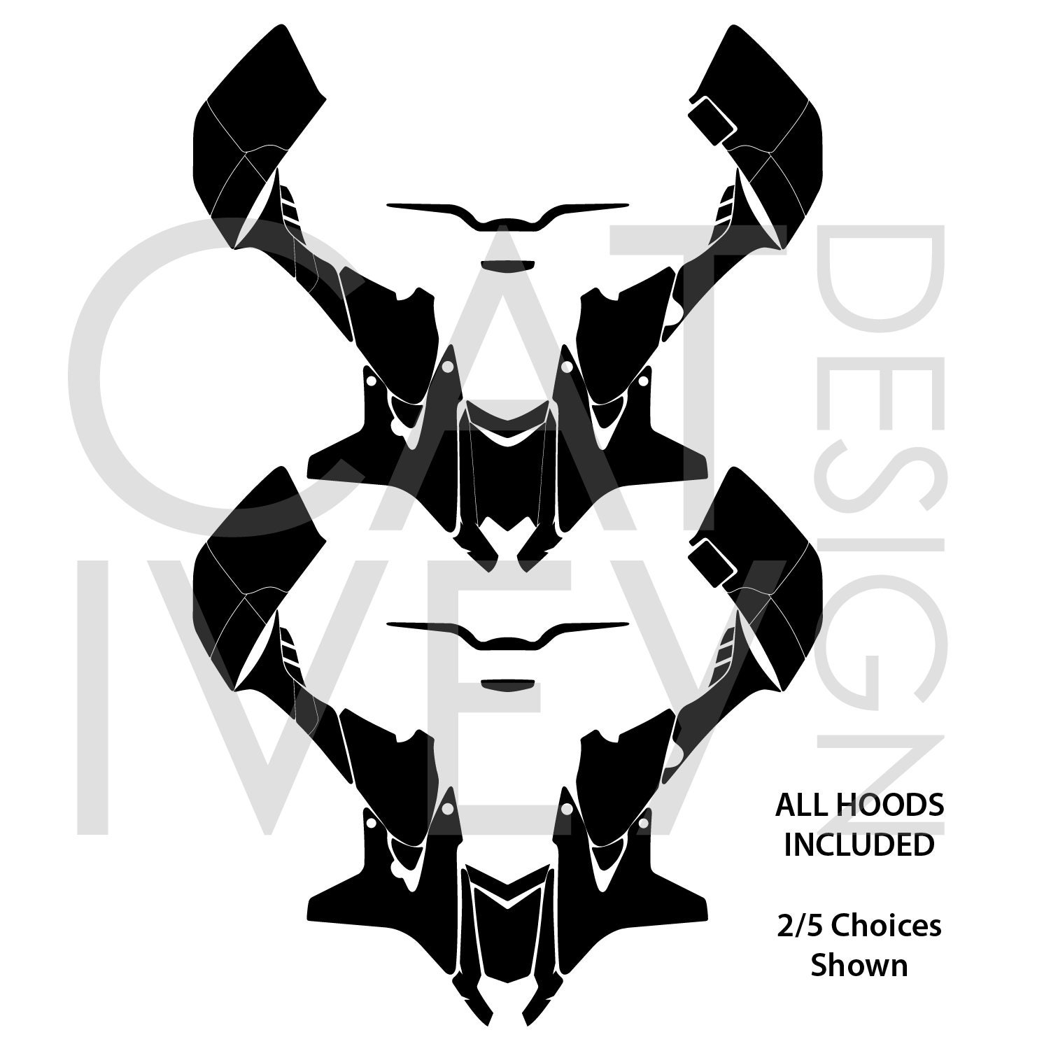 Trx450r ATV Racing Template - Etsy