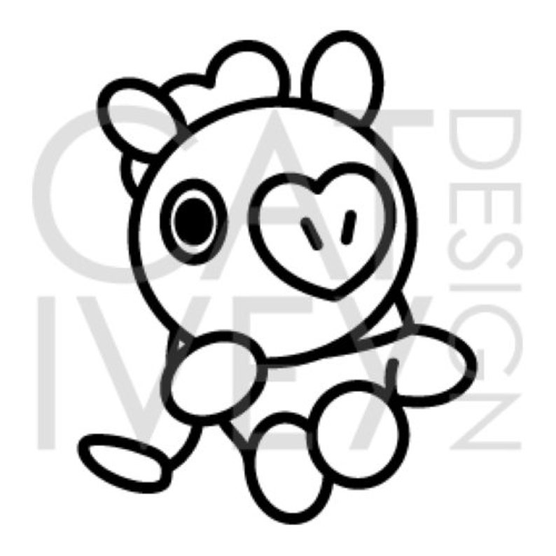 BT21 SVG Cut File Template - Etsy