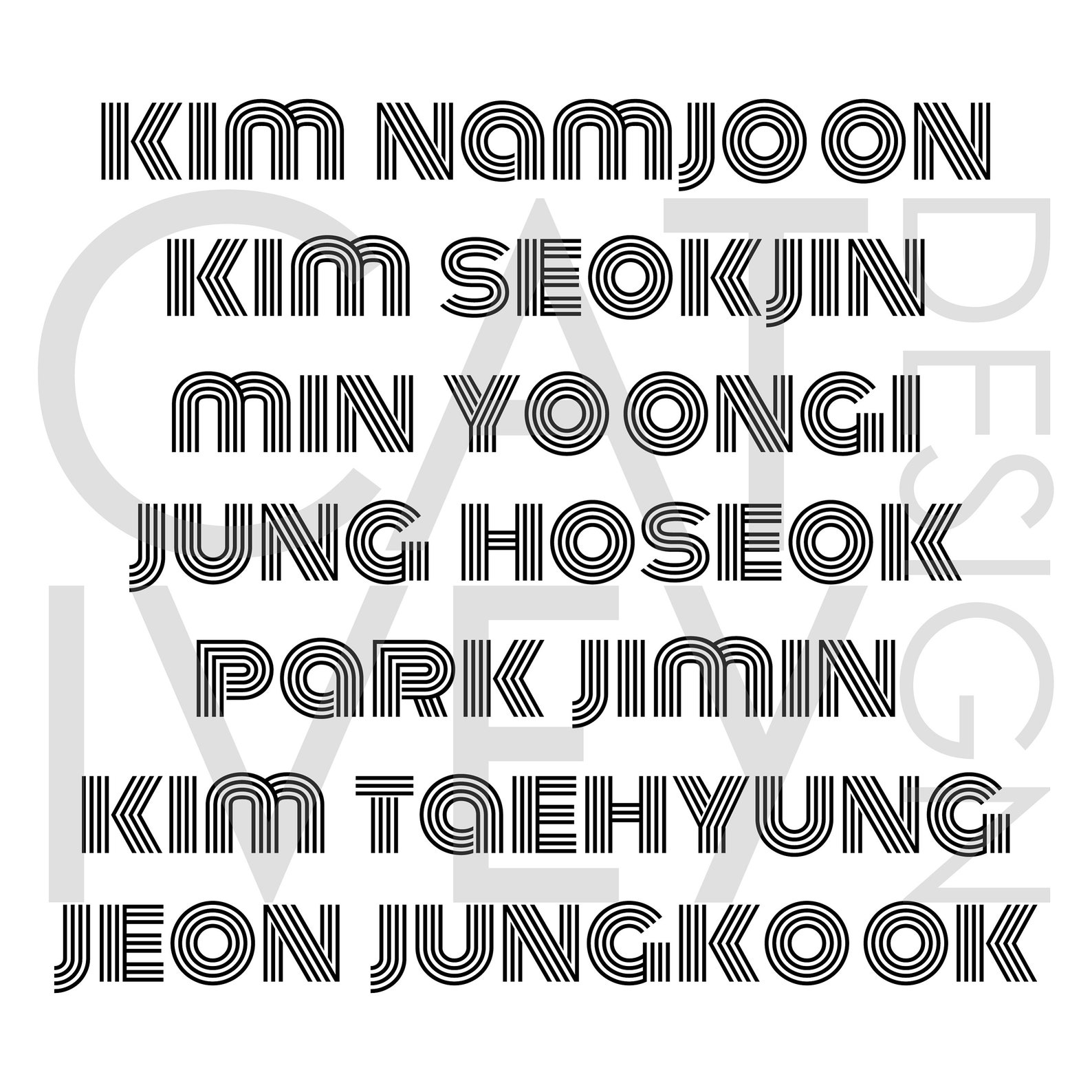 Kpop BTS Dynamite SVG Cut File Template - Etsy