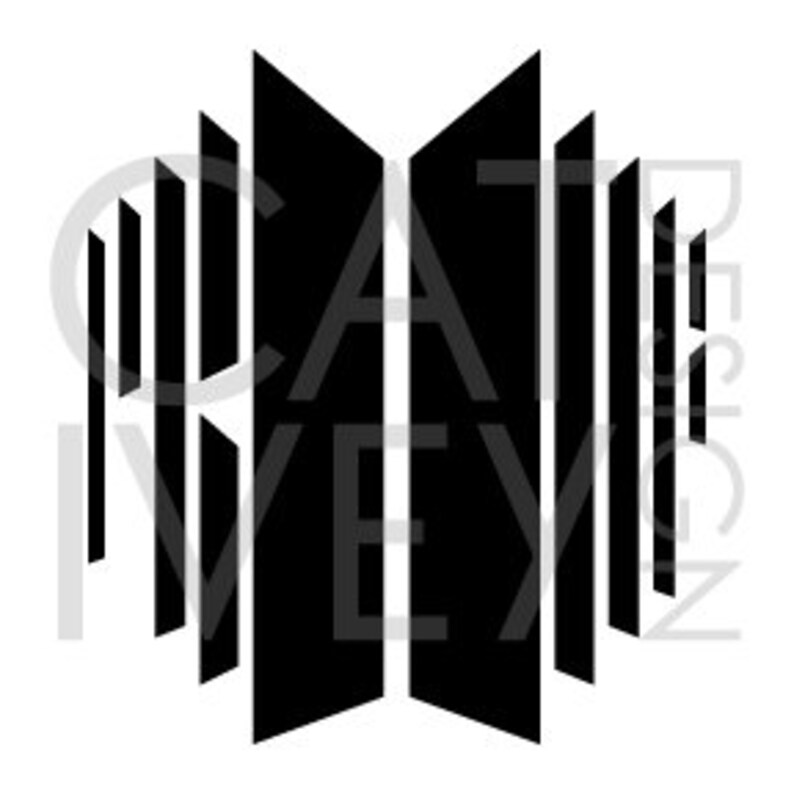 Kpop BTS PROOF SVG Cut File Template - Etsy