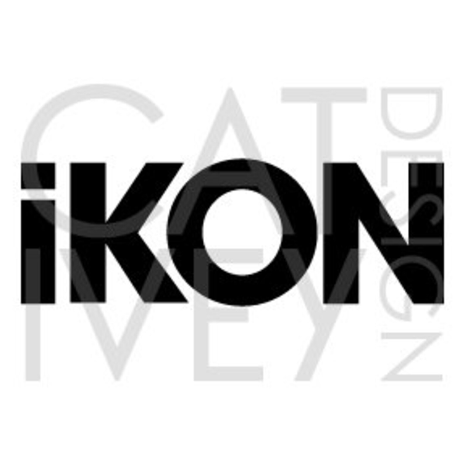 Kpop Ikon SVG Logo Cut File Template - Etsy