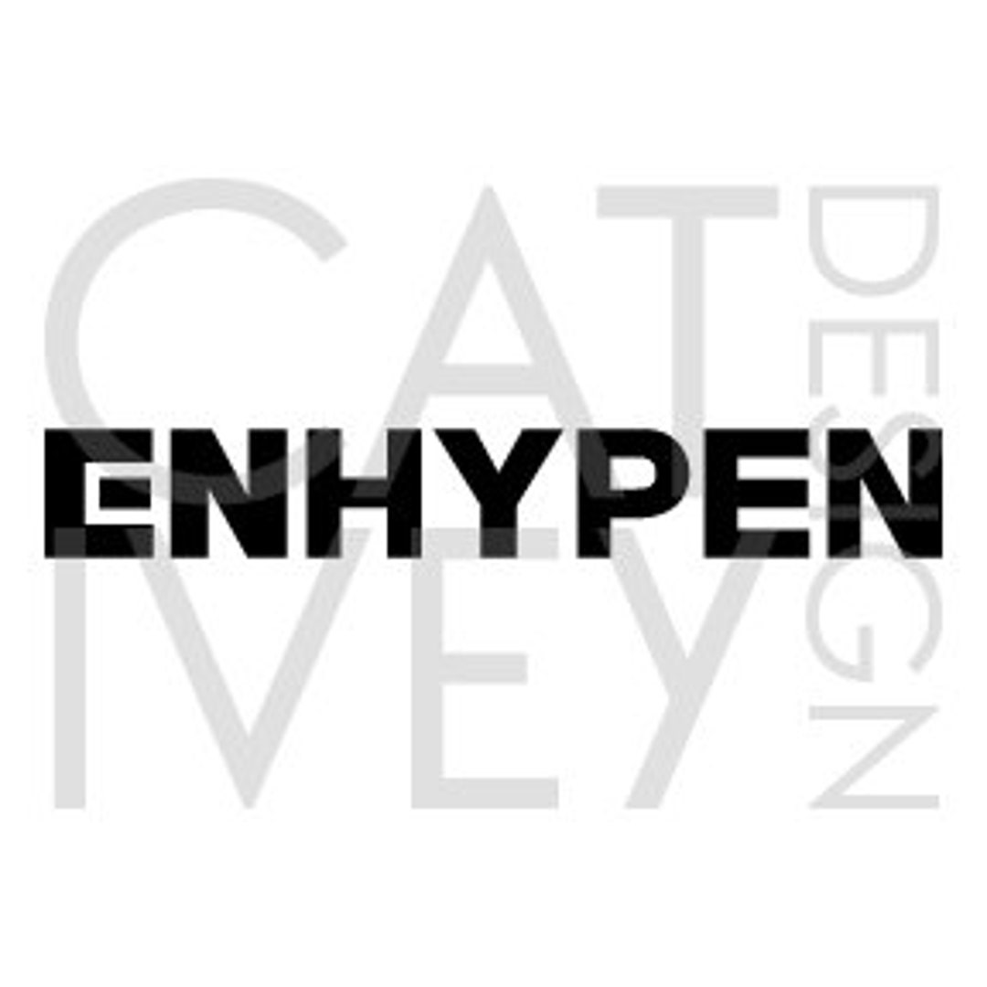 Kpop Enhypen SVG Logo Cut File Template - Etsy