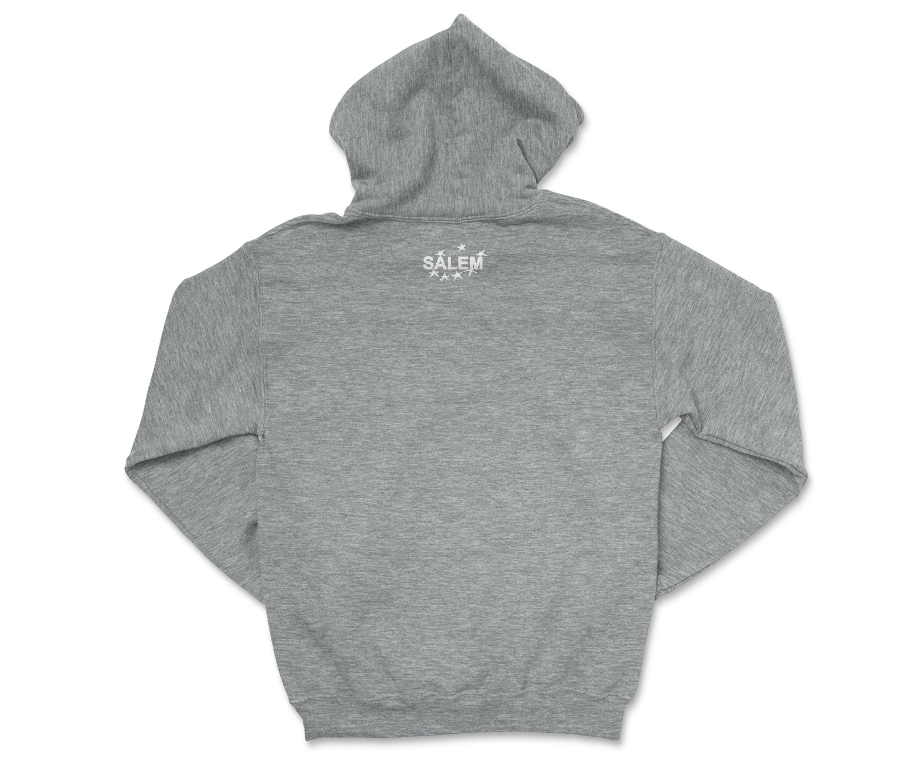 Salem Collegiate Grey American Flag Hoodie - Etsy