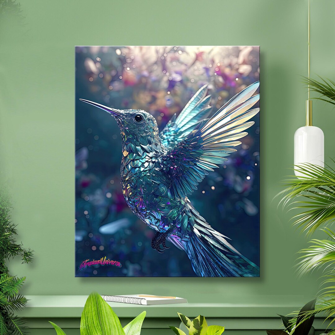 Mystical Hummingbird Poster | Table Decor | Bedroom Decor | Wall Decor ...