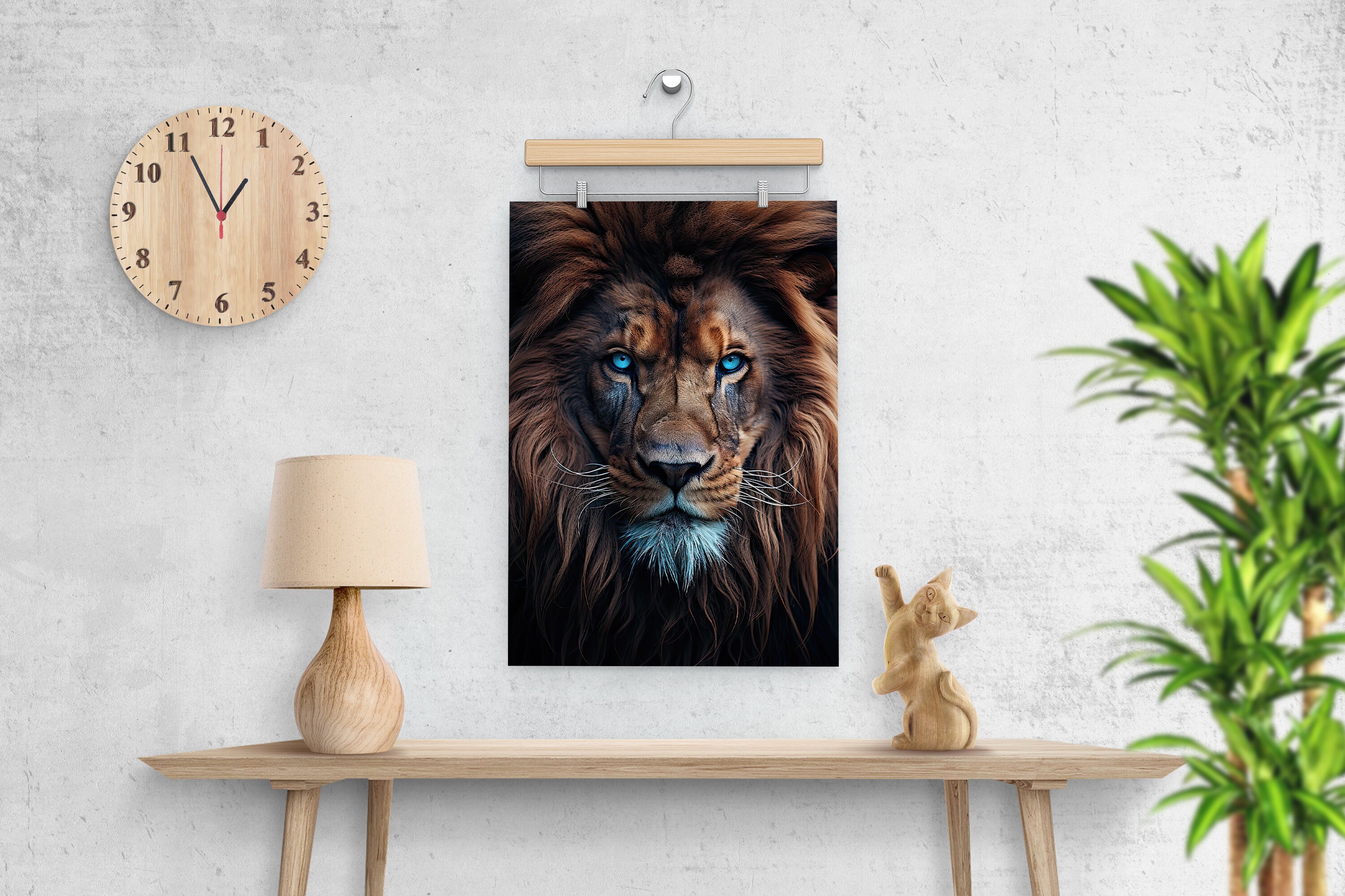 The Soul of a Lion: Museum-grade Poster Lion Posters Lion Art Lion ...