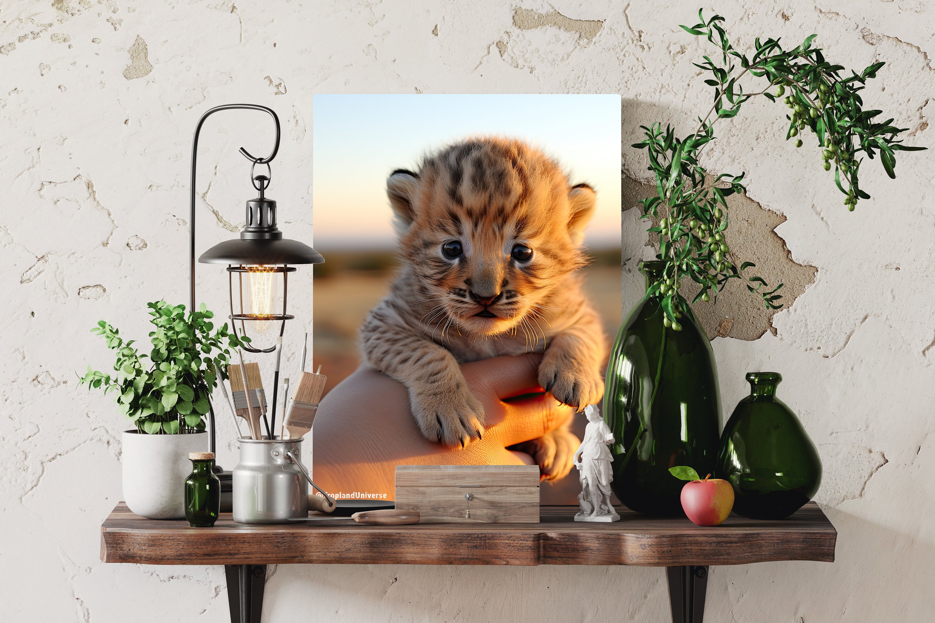 Lion Cub Prinable Wall Art | King and Cub Art | Lion | Art | Digital ...