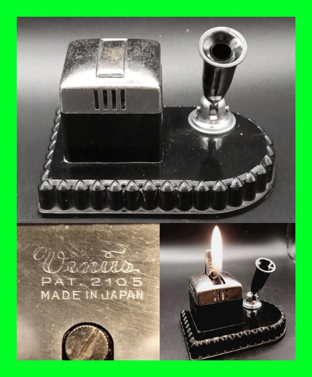 Rare Vintage Bakelite Art Deco Venus Petrol Table Lighter Pen - Etsy UK