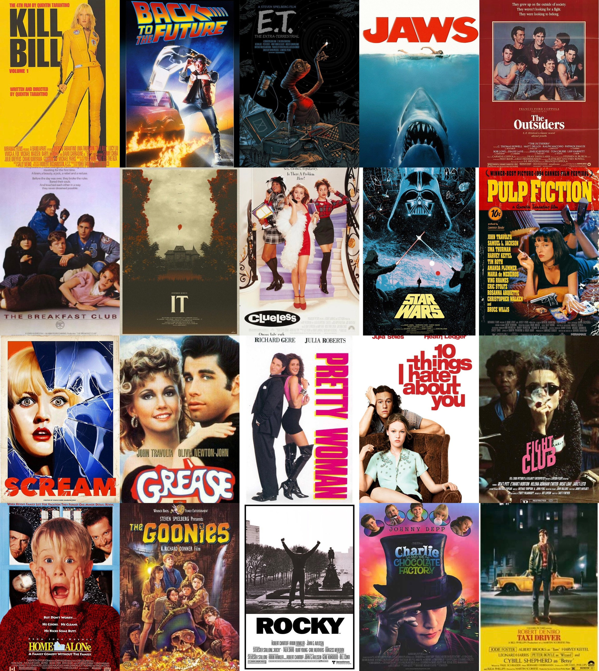 50 Pcs Movie Vintage Poster Aesthetic Photo Collage Kit | Room Decor ...