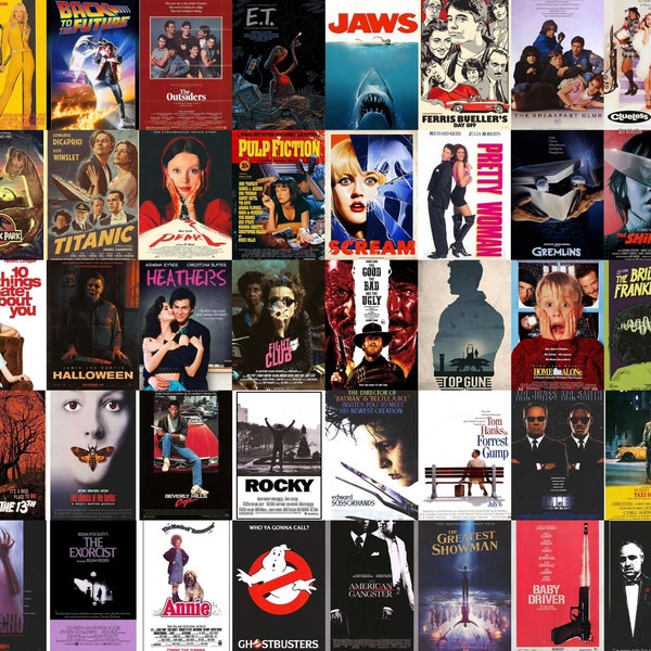 Movie Poster Collage Kit - Etsy