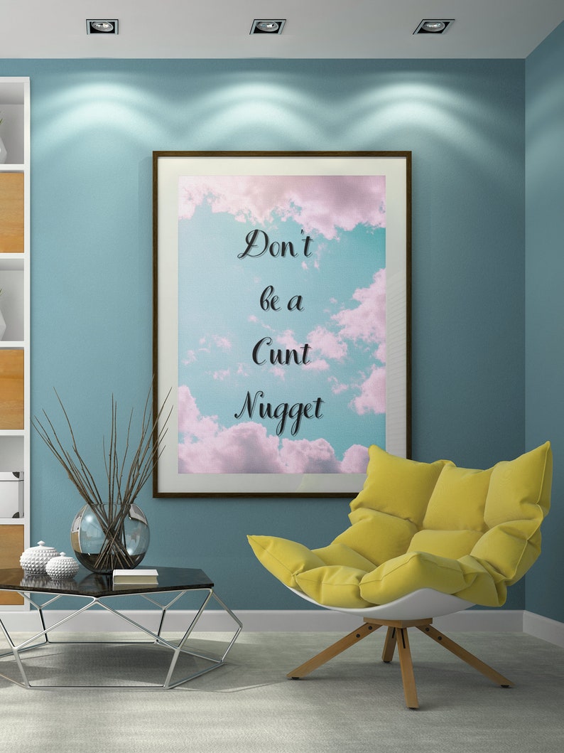 Funny Wall Art, Unique Wall Art, Retro Wall Art, Funny Sign, Funny ...