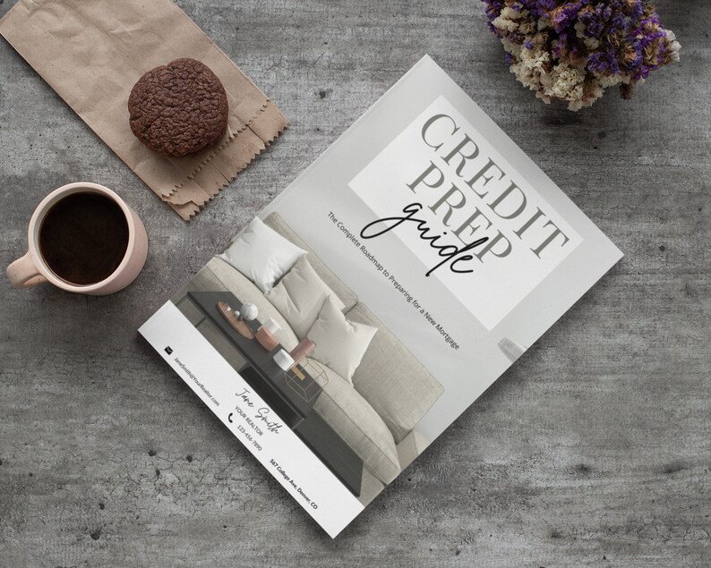 Real Estate Marketing Credit Prep Guide, Buyer Seller Packet, Canva ...