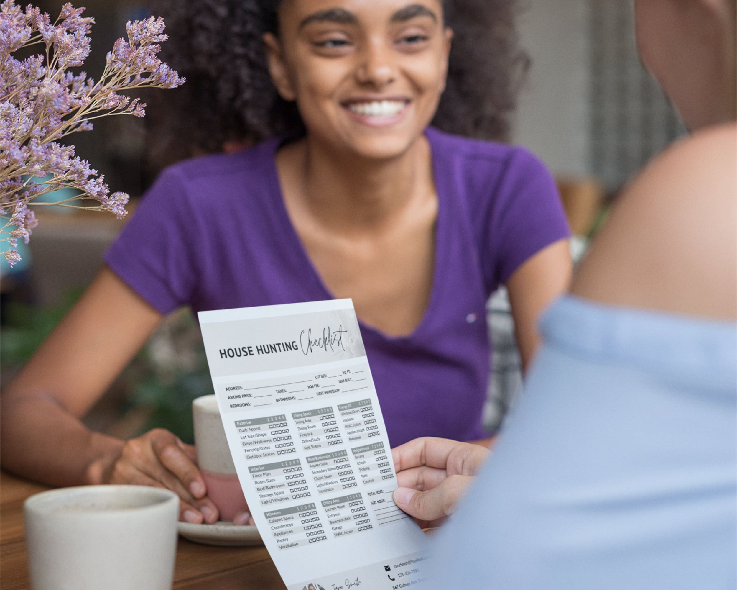 Real Estate House Hunting Checklist, Canva Template, Realtor Marketing ...