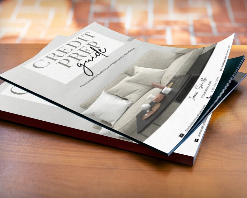 Real Estate Marketing Credit Prep Guide, Buyer Seller Packet, Canva ...