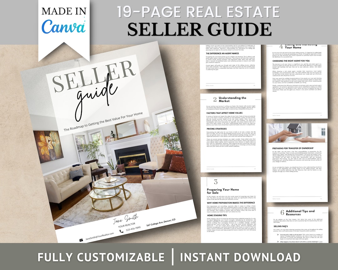 Real Estate Marketing, Home Seller Guide, Realtor Branding, Real Estate ...