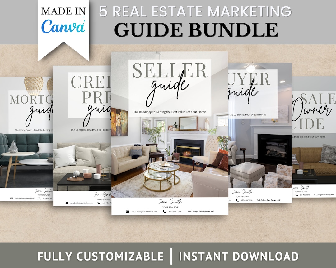 Real Estate Marketing Guide Bundle, Buyer Seller Packet, FSBO Guide ...