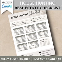 Printable House Buying Planner, Home Purchase Checklist, Real Estate ...