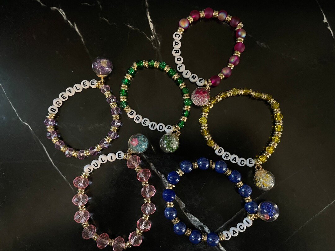 Custom Friendship Bracelets Best Friends Personalized - Etsy