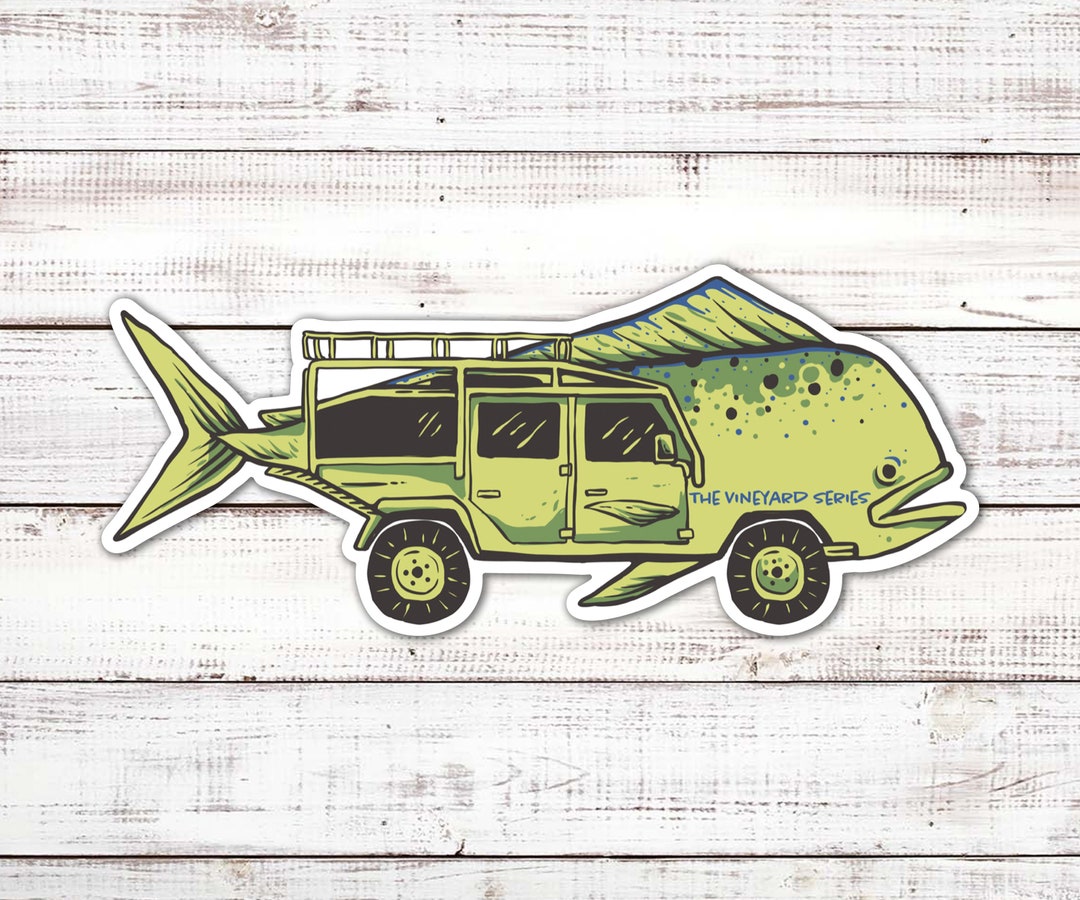 Mahi Mahi Truck Decal - Etsy