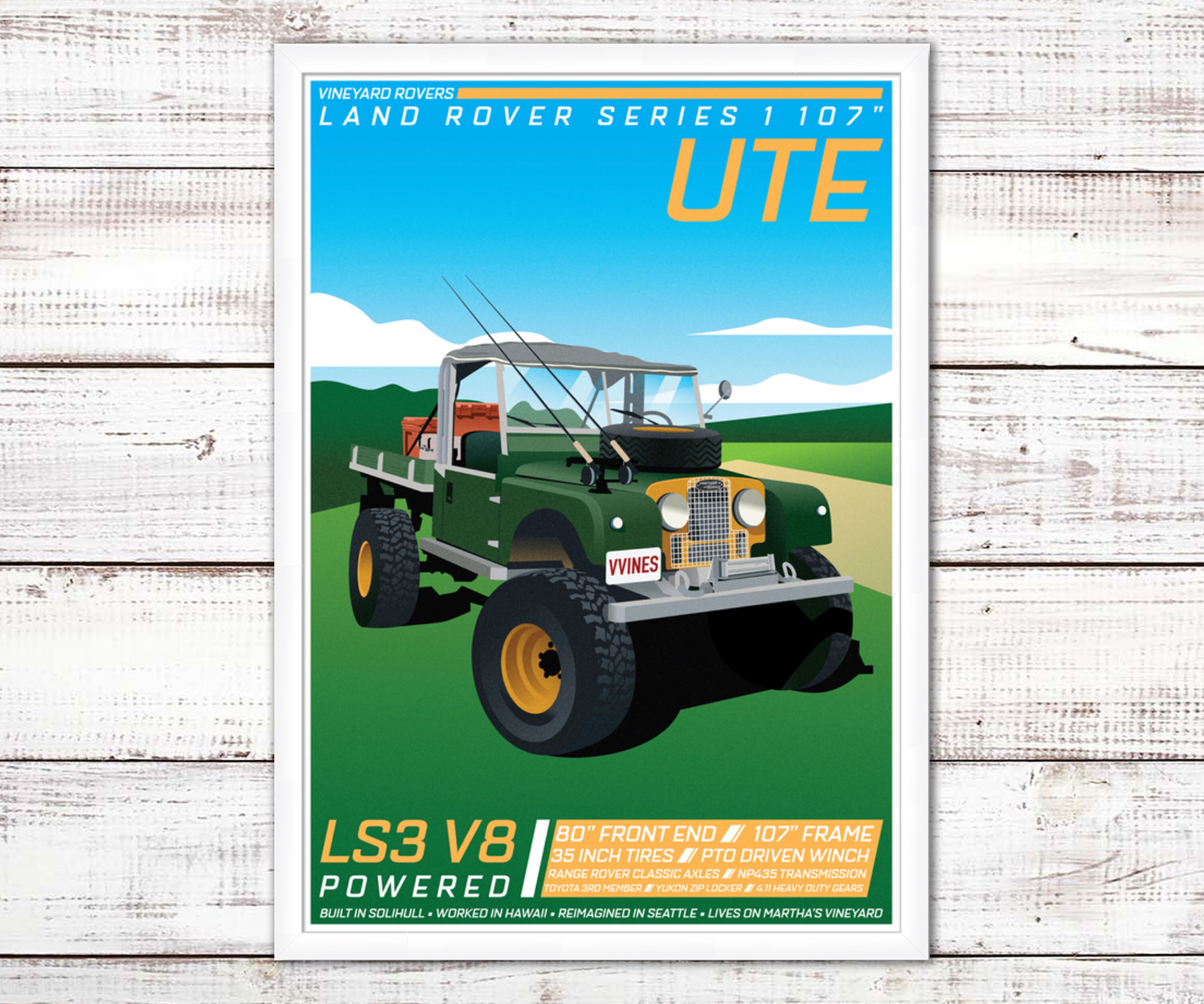 Series 1 107" UTE Poster - Etsy