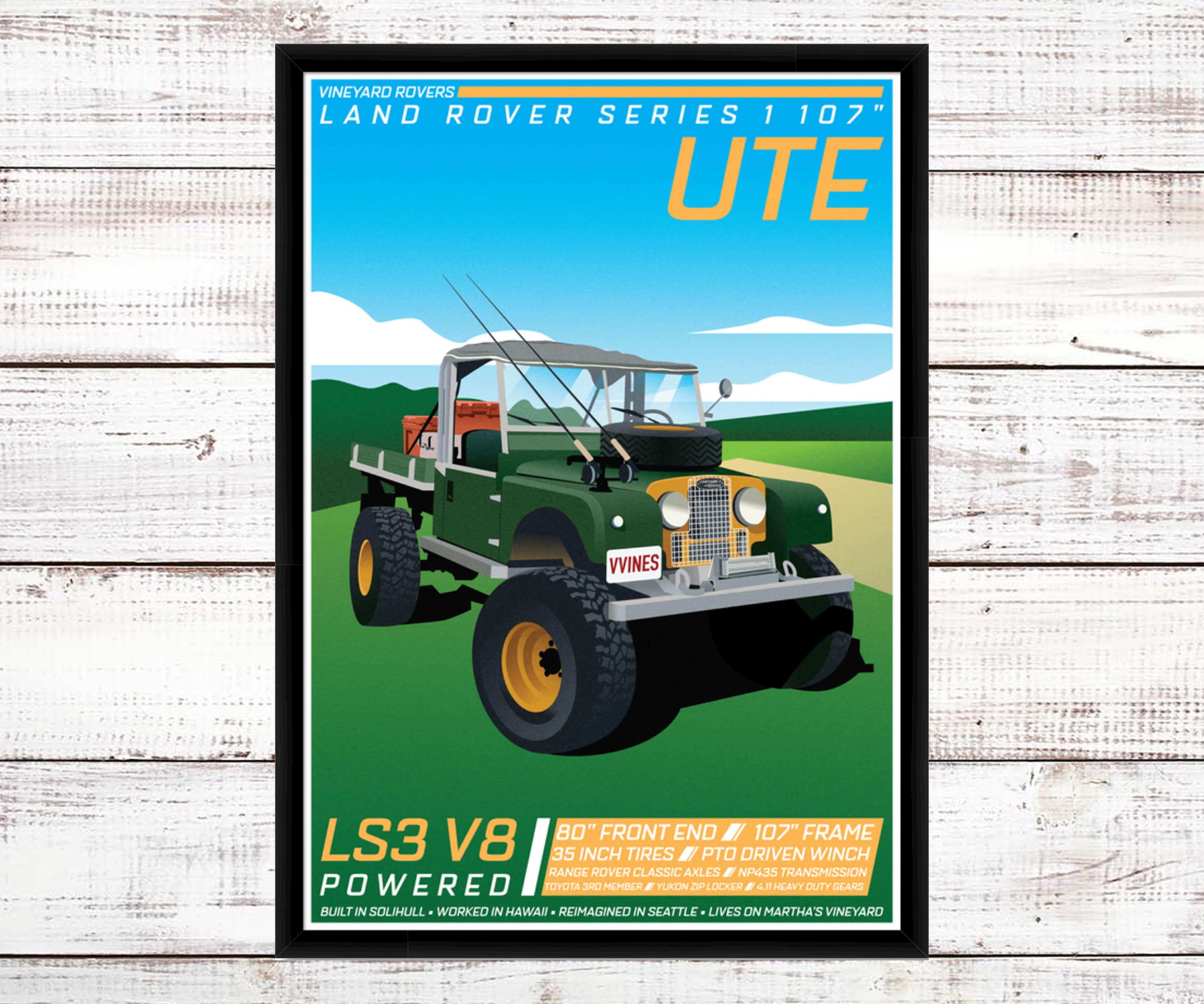 Series 1 107" UTE Poster - Etsy
