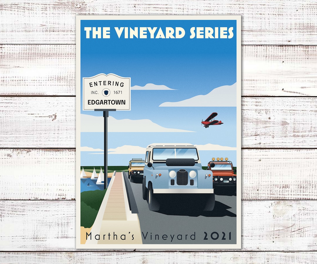 The Vineyard Series 2021 Official Poster - Etsy