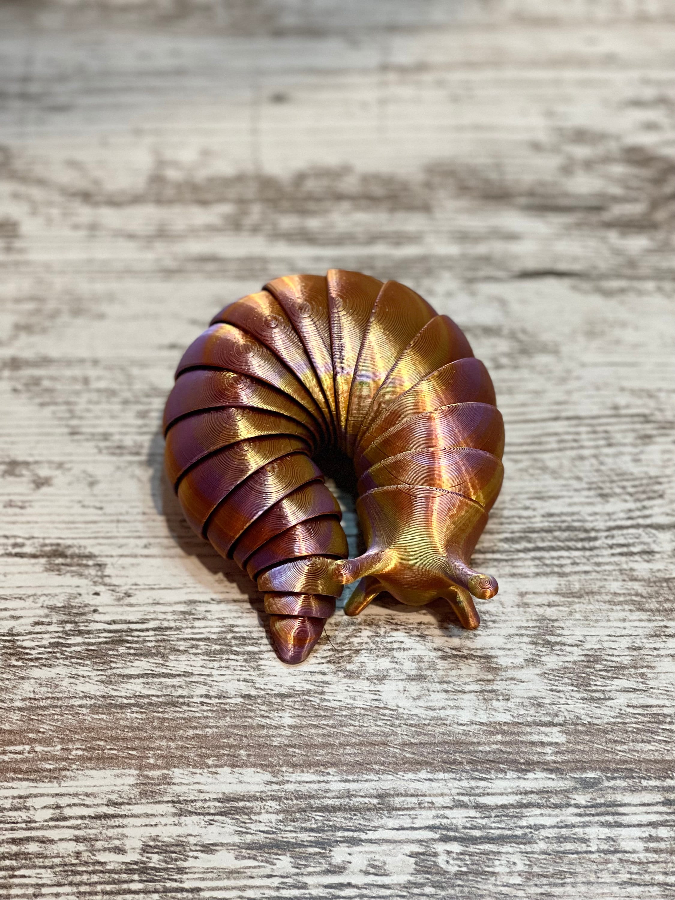 3D Printed Slug, Fidget Toy, ASMR, Desk Toy, Colorful, Moveable Toy - Etsy