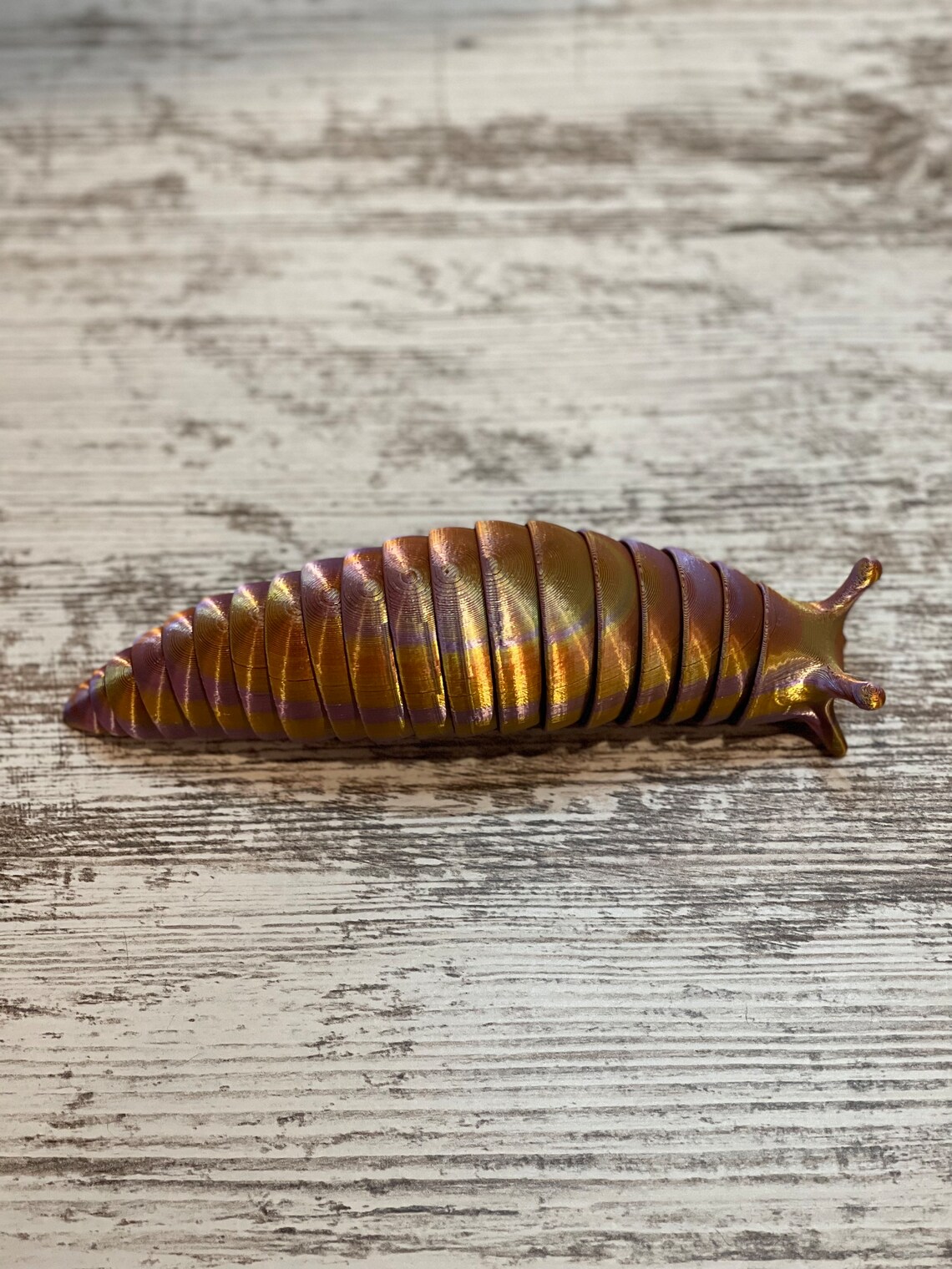 3D Printed Slug, Fidget Toy, ASMR, Desk Toy, Colorful, Moveable Toy - Etsy