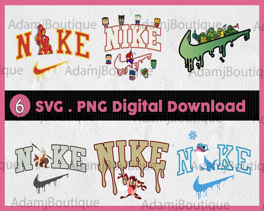 Cartoon Characters Swoosh Png Svg Bundle Cartoon Swoosh Png - Etsy ...