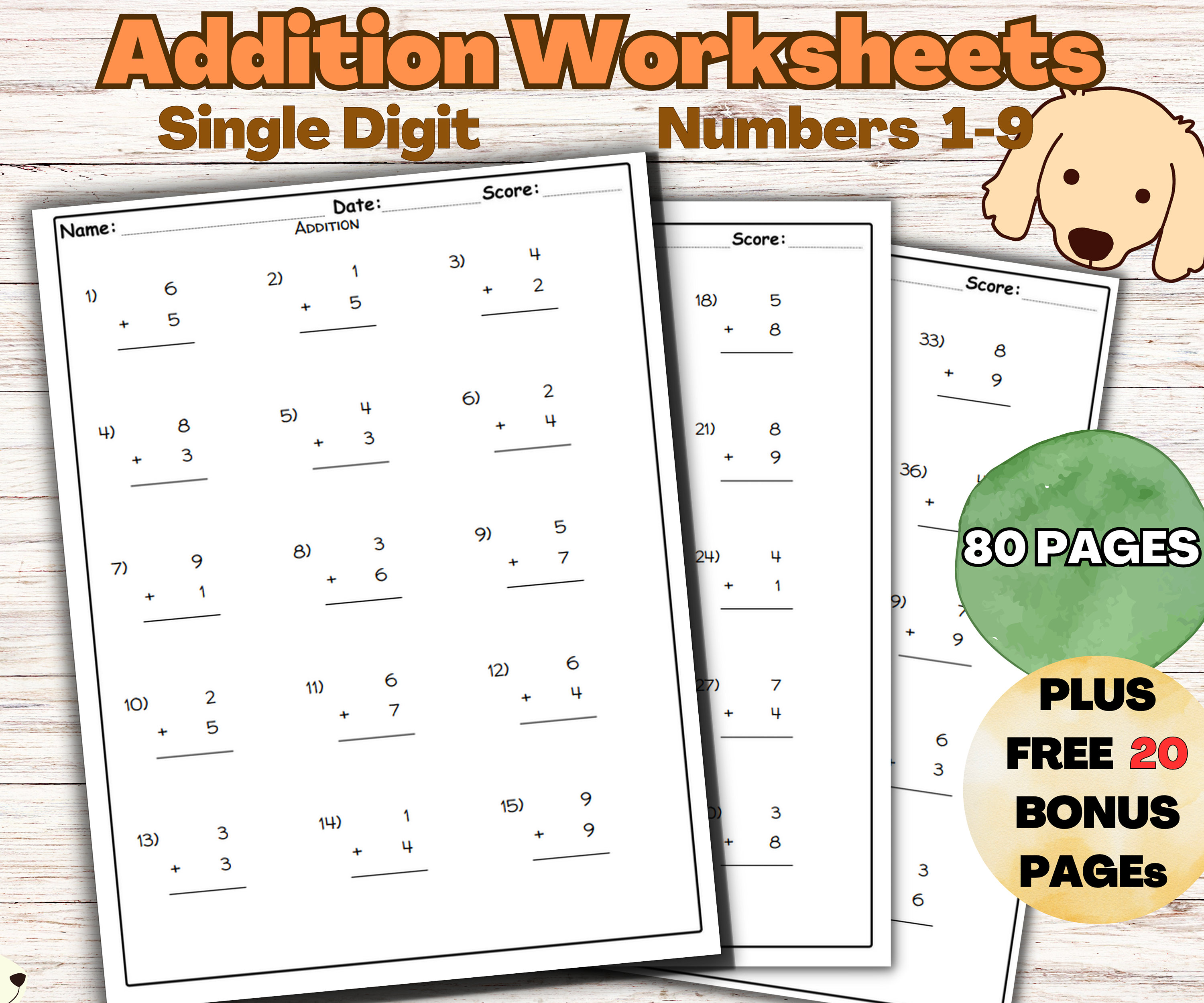 Math Problems For Kids 1st Grade