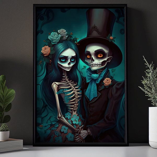 Skeleton Bride Groom - Etsy