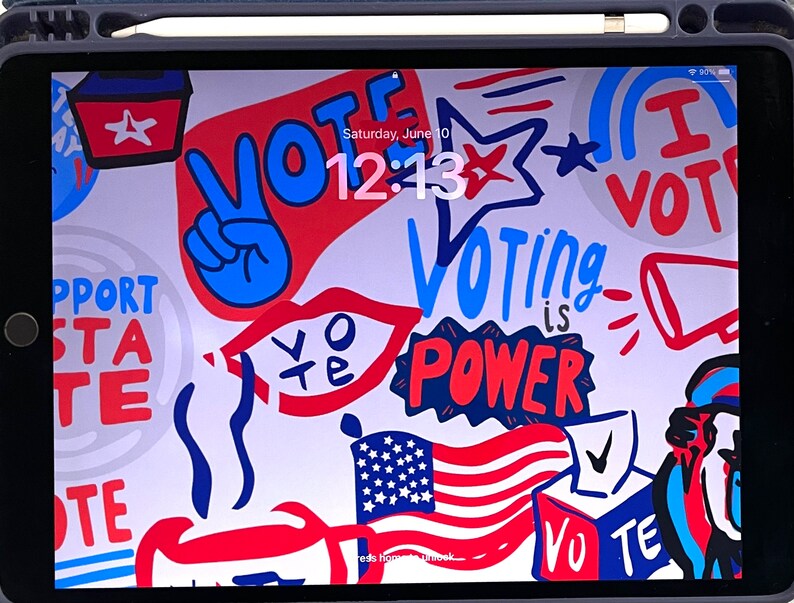 Election Wallpaper Aesthetic Background Ipad Wallpaper - Etsy