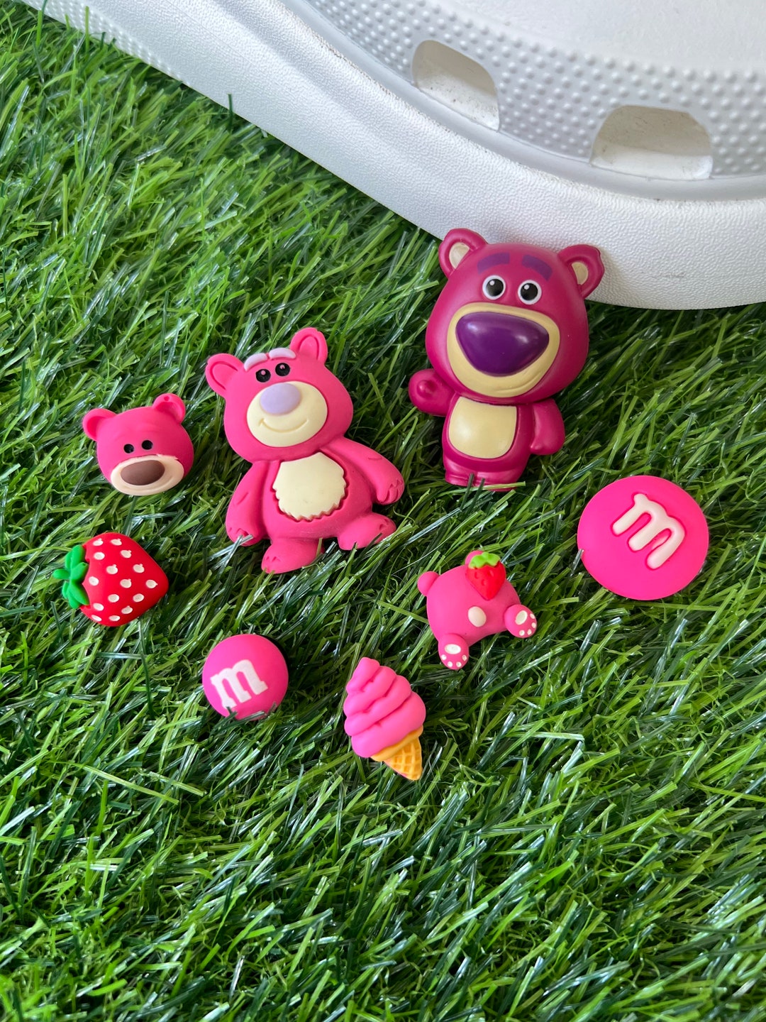 Toy Story Lotso Bear Jumbo Croc Charm Set (8 Pcs) - Etsy