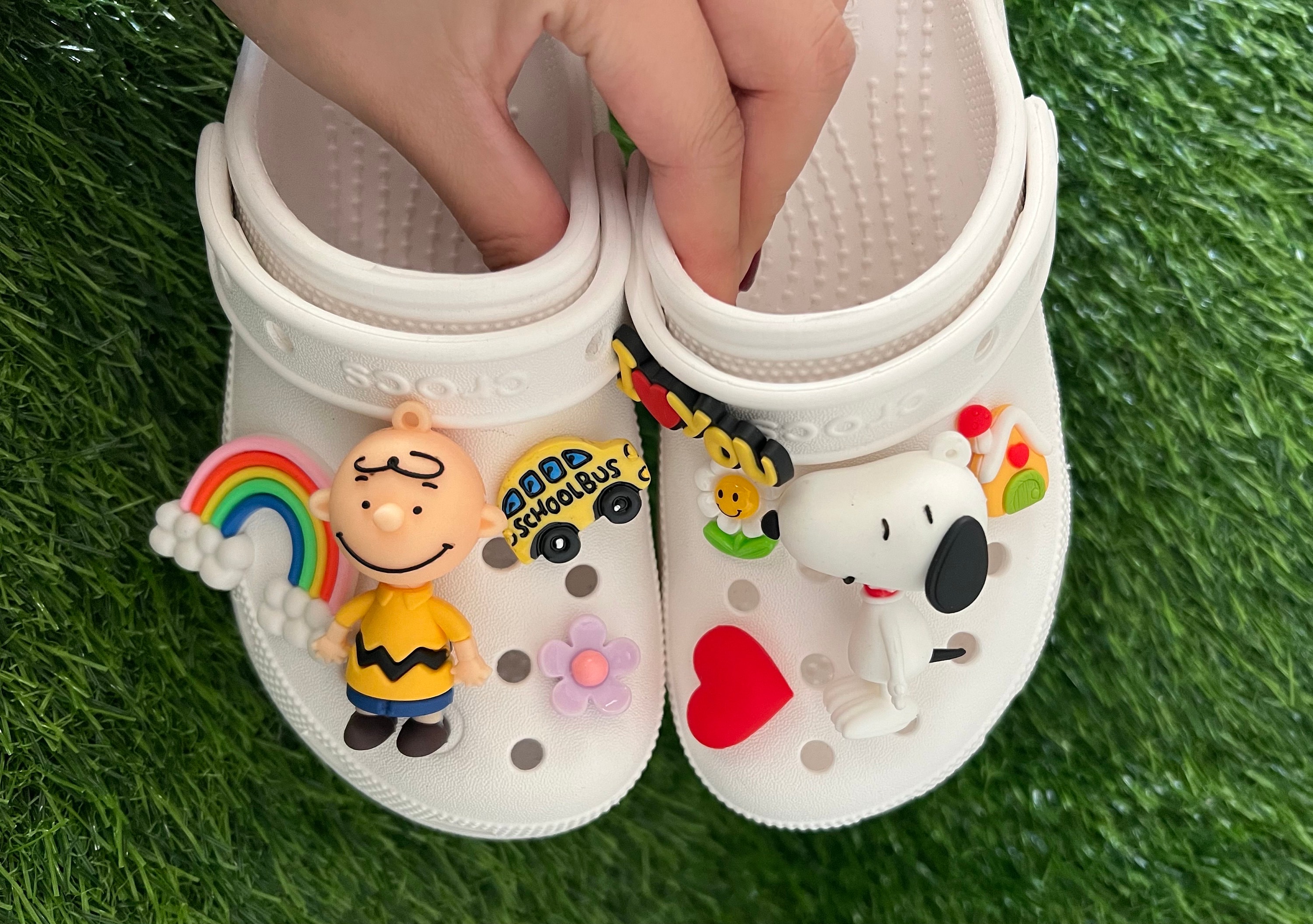 LIMITED EDITION Snoopy & Charlie Brown Croc Charm Set 9 Pcs - Etsy