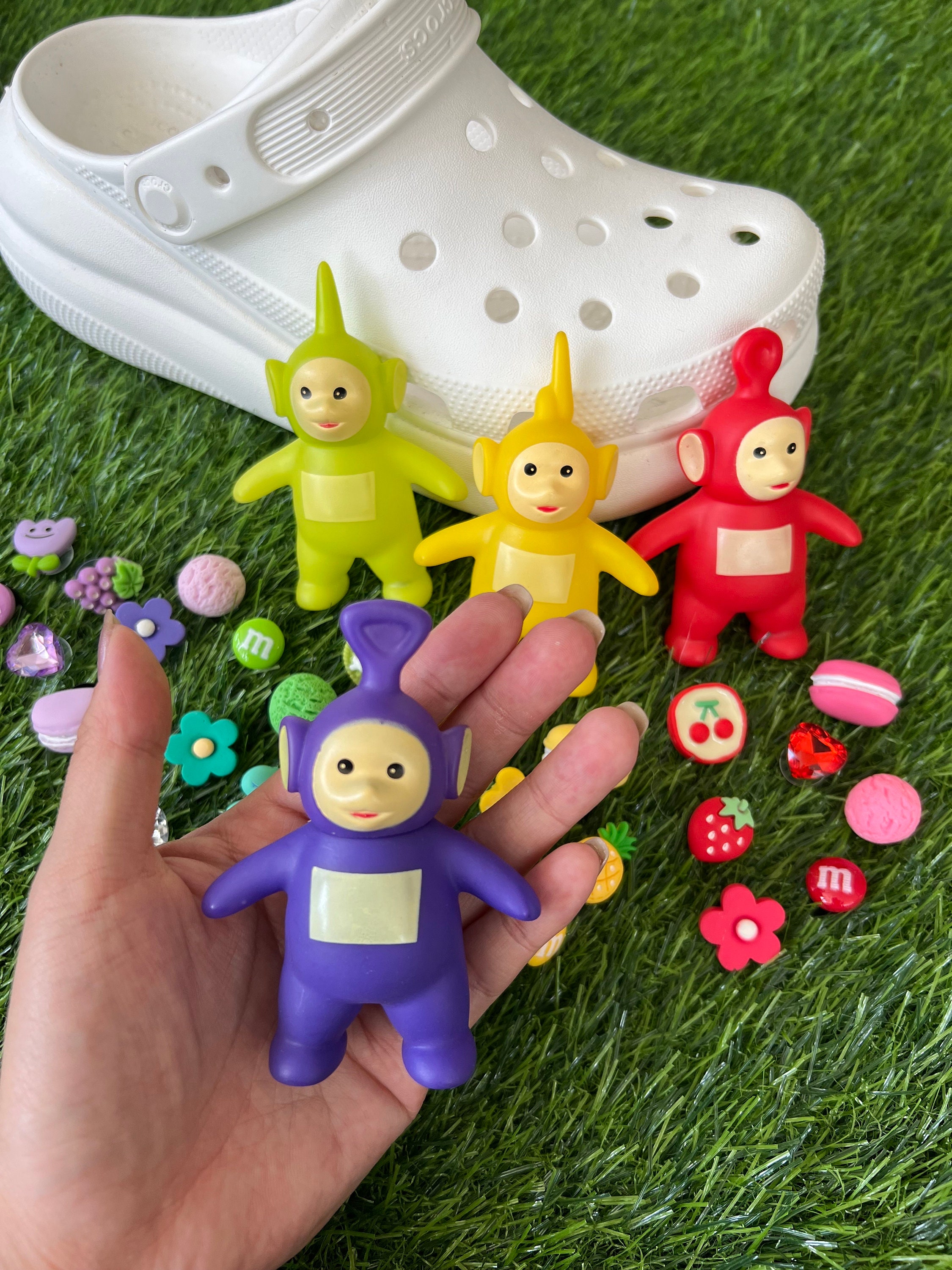 LIMITED EDITION: Jumbo Teletubbies Croc Charm Set 8 Pcs - Etsy
