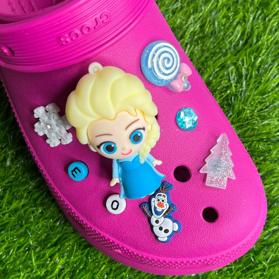 Disney Frozen Princess Elsa Croc Charm Set (8 Pcs) - Etsy