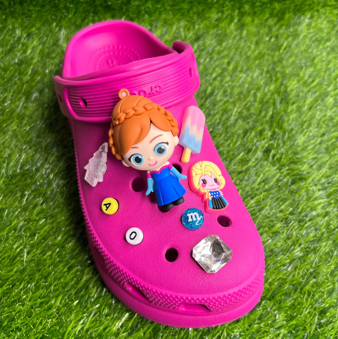 Disney Queen of Arendale Princess Croc Charm Set (8 Pcs) - Etsy