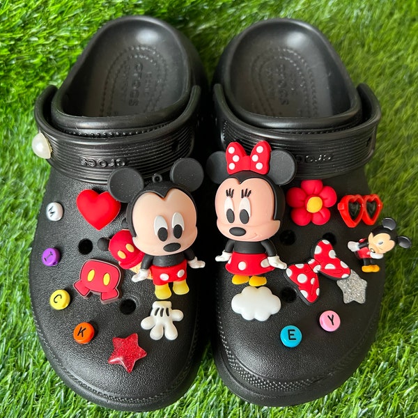 Minnie and Mickey Mouse Croc Charms - Etsy