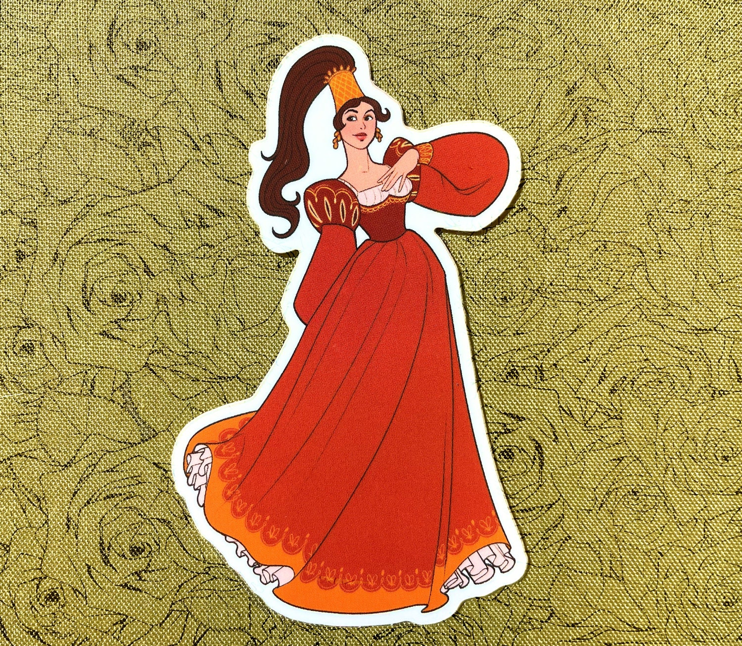 Medieval Ladies Stickers - Medieval Sticker | DND Sticker | Glossy ...