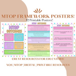 MTOP Outcomes Posters | Bright Colours | Educator | Classroom ...