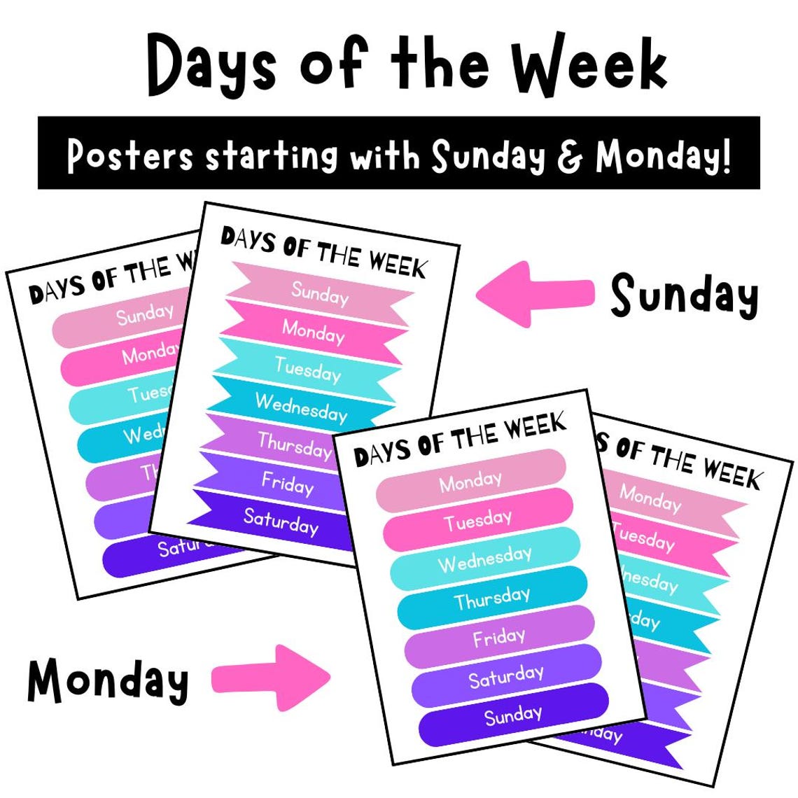 Colourful Classroom Poster Bundle | Educational Posters | Homeschool ...