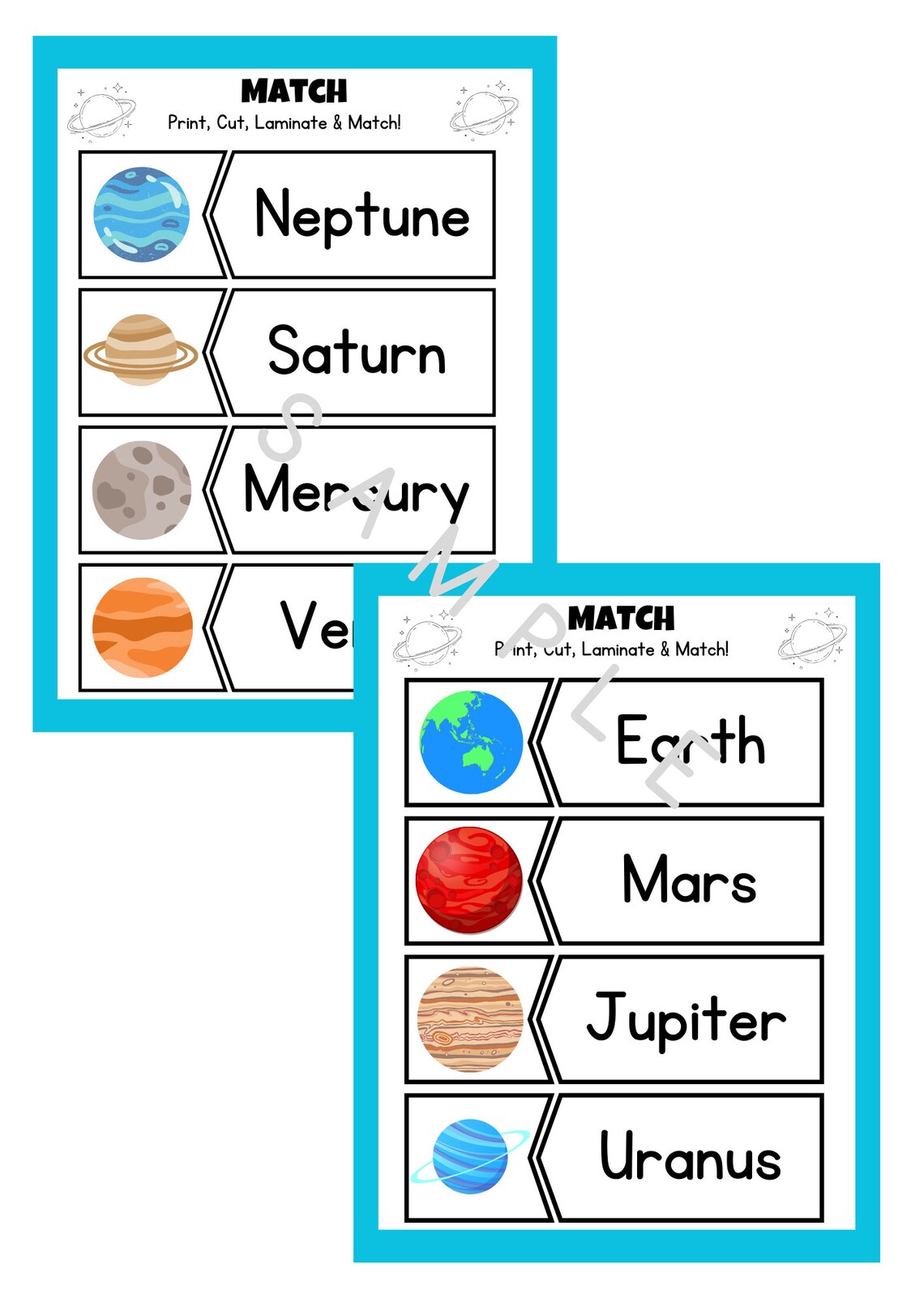 Solar System Activity Pack | Educational Resources | Learning Packs - Etsy