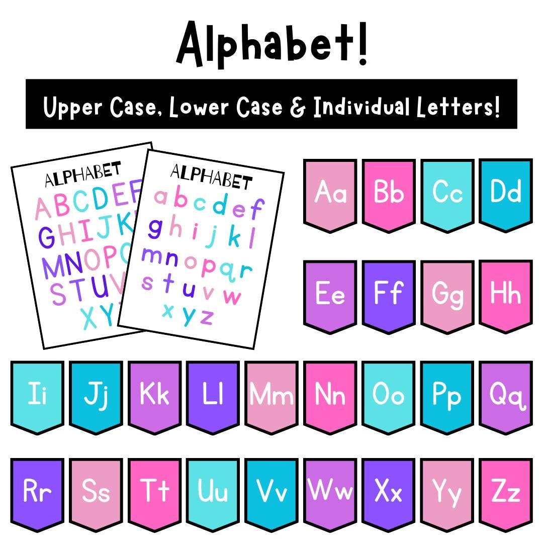 Colourful Classroom Poster Bundle | Educational Posters | Homeschool ...