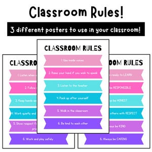 Colourful Classroom Poster Bundle | Educational Posters | Homeschool ...