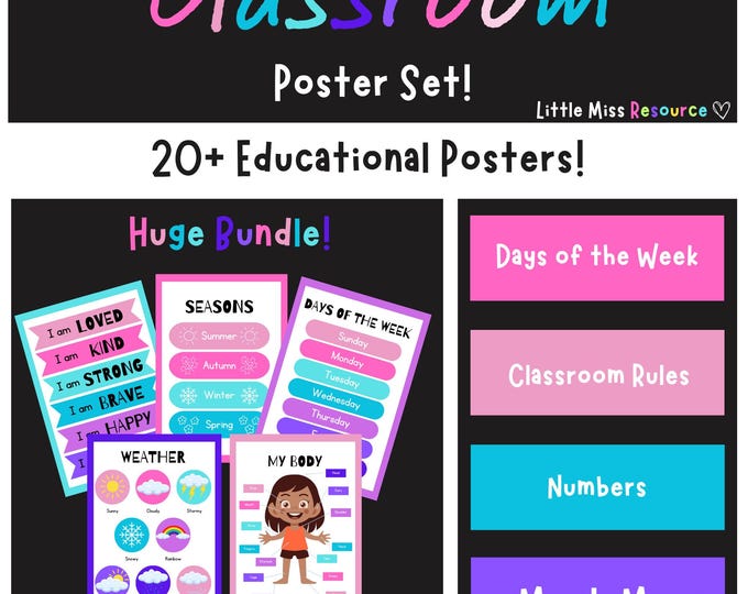 MTOP Outcomes Posters | Bright Colours | Educator | Classroom ...