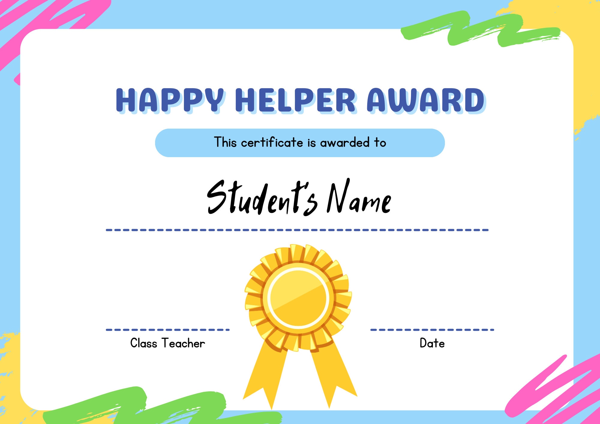 Customizable End of Year Student Awards - Etsy