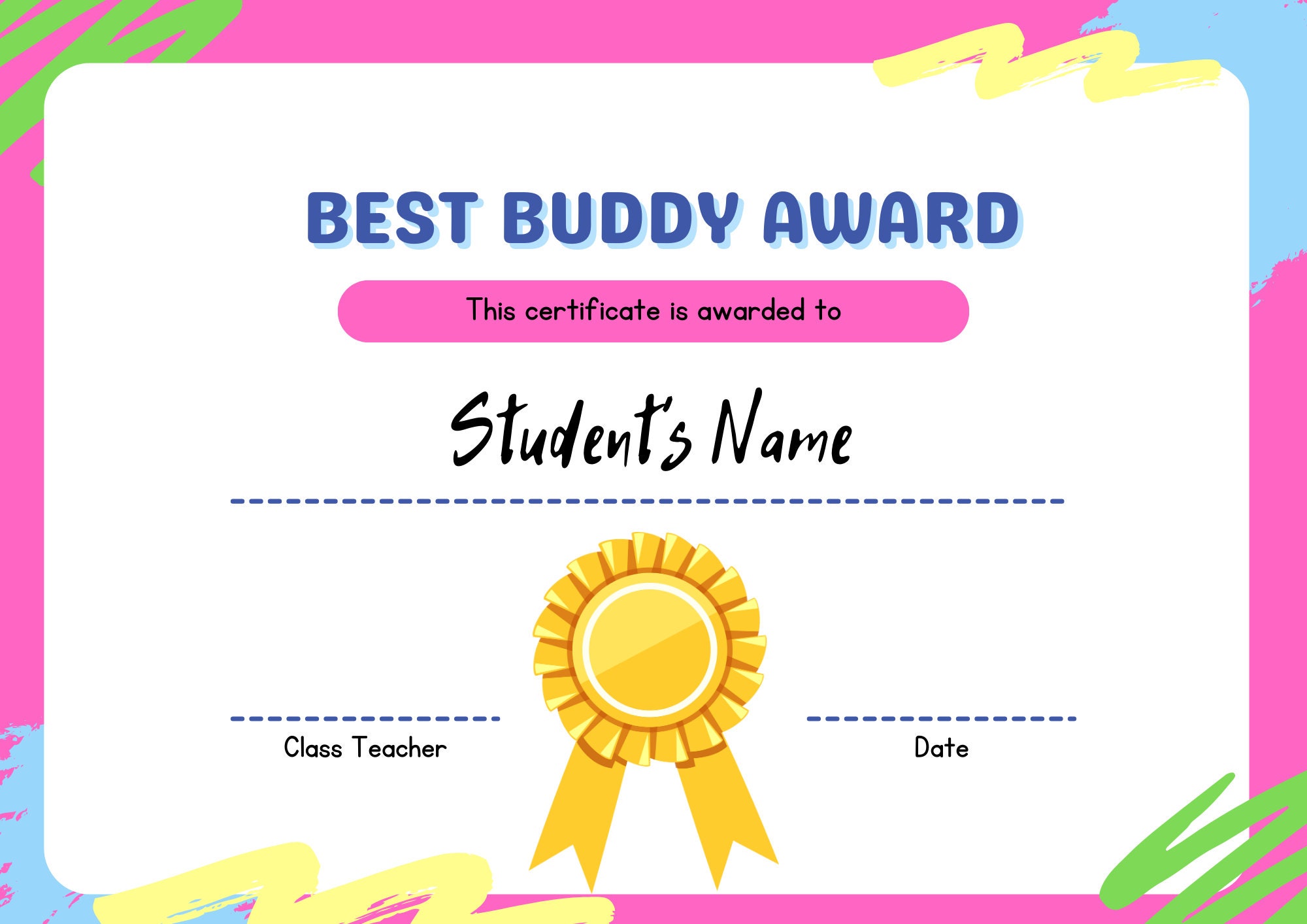 Customizable End of Year Student Awards - Etsy