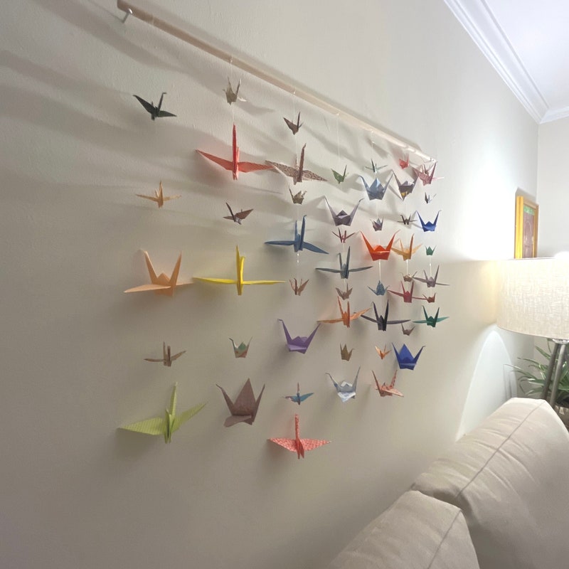 Origami Wall Hanging Office - Etsy