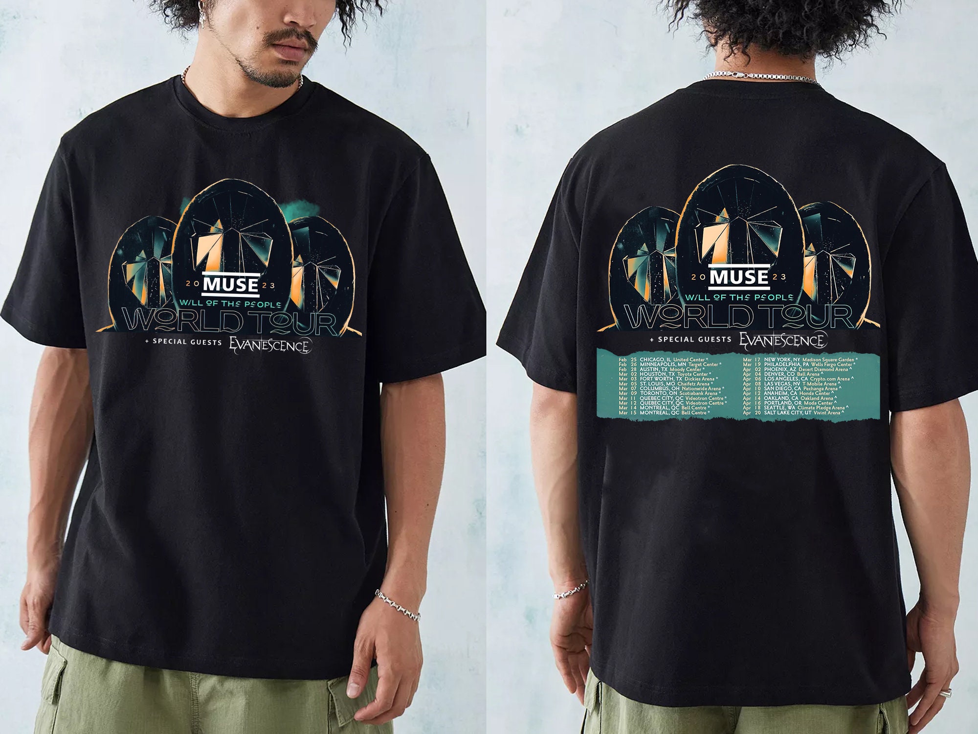 The Muse World Tour 2023 Tour Will of The People Shirt, Vintage The ...