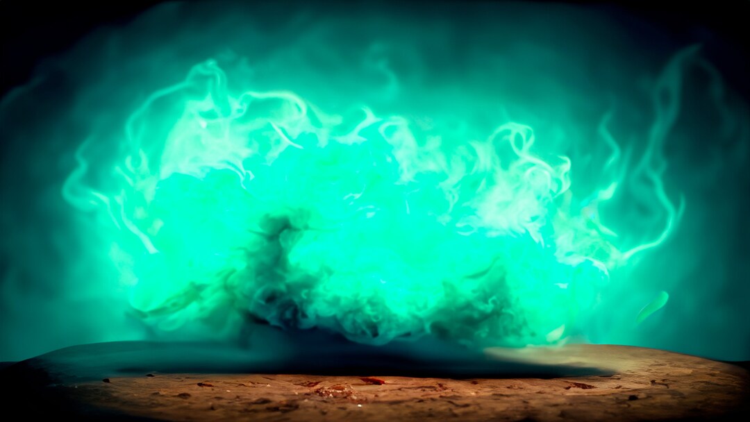 Teal-blue Smoky Background 01 - Add a Mystical Touch to Your Creative ...